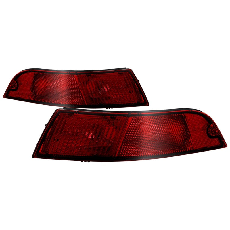 Spyder Porsche 993 1995-1998 OEM Tail Light - Red Smoke – TurninConcepts
