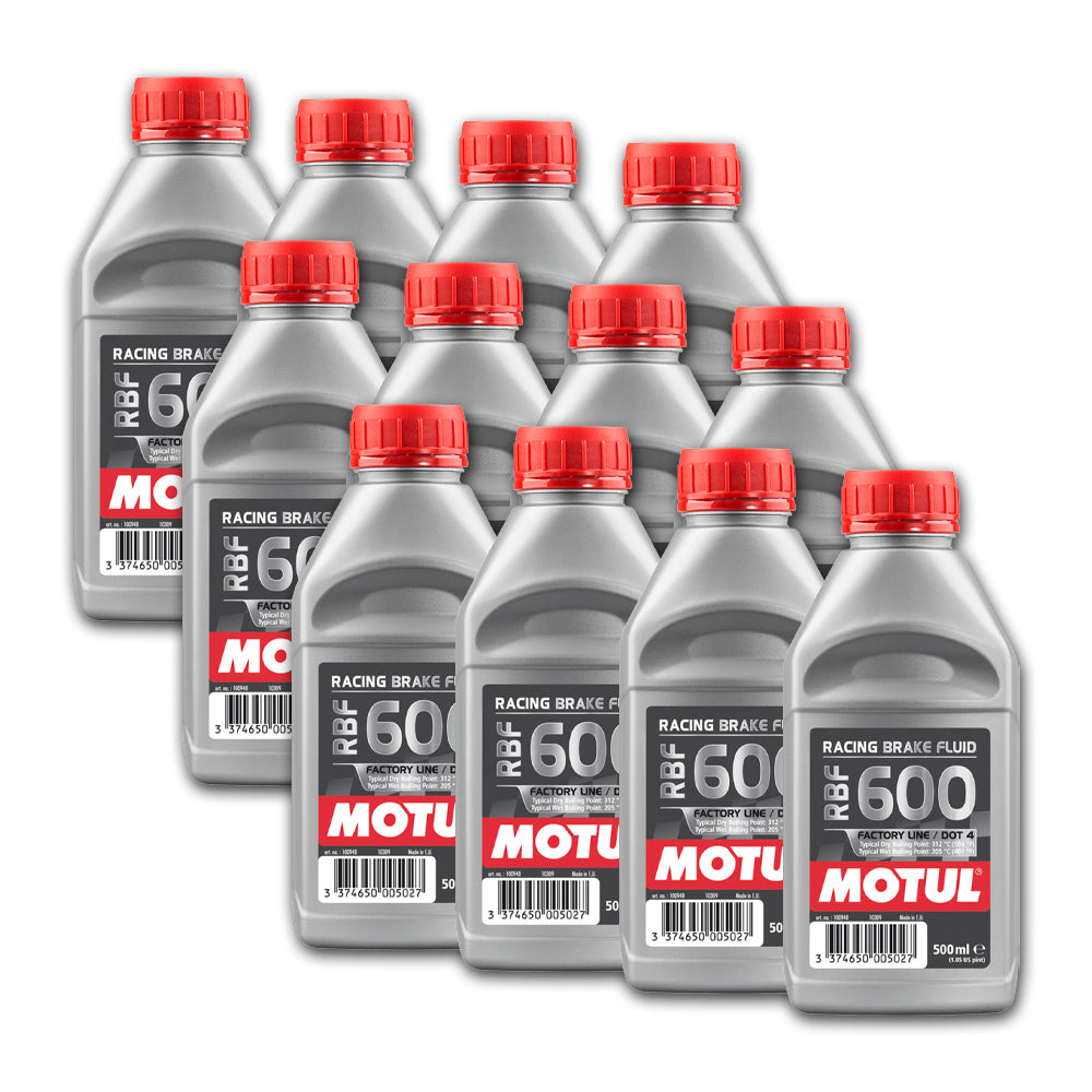 Motul Brake Fluid - RBF 600 - Box of 12 - Turn In Concepts – TurninConcepts